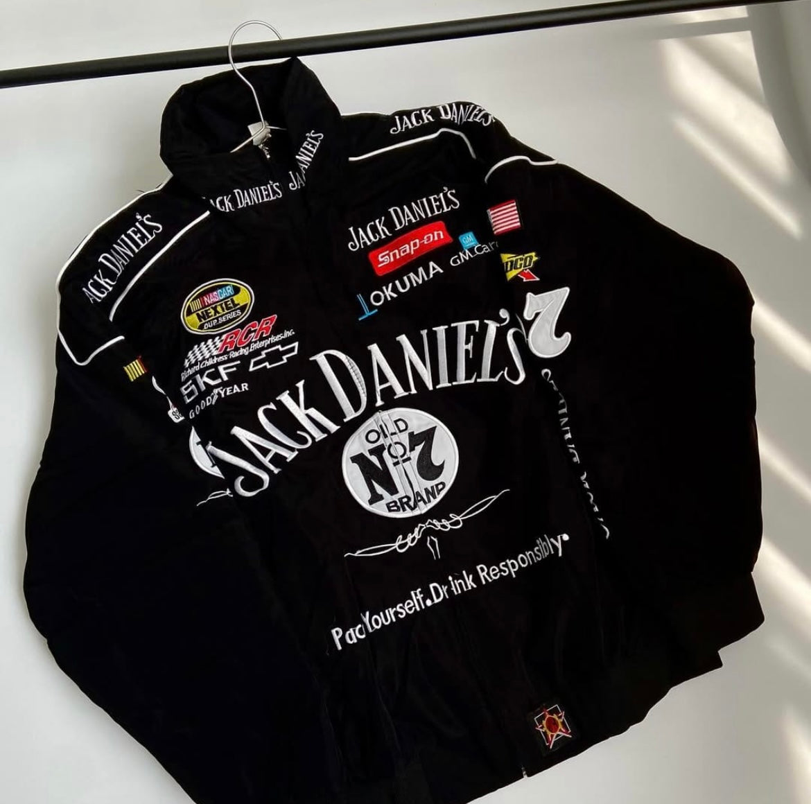 F1 Jack Daniels Embroidered Racing Jacket – Premium Motorsport Style ...